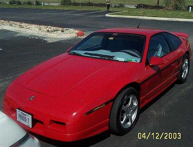 The 86 - 88 Fiero Fastback GTs are the best looking and most timeless ...